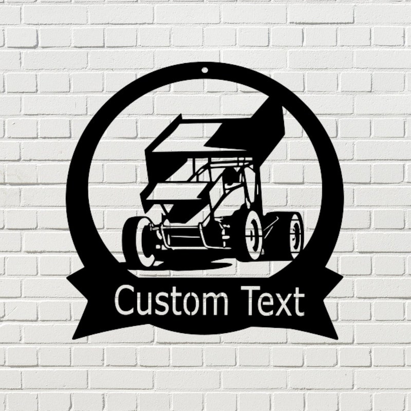Car Racing Sign - Etsy