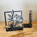 Metal Bookends, Spring Bookend, Bookends Pair, Spring Bookshelf Decor ...