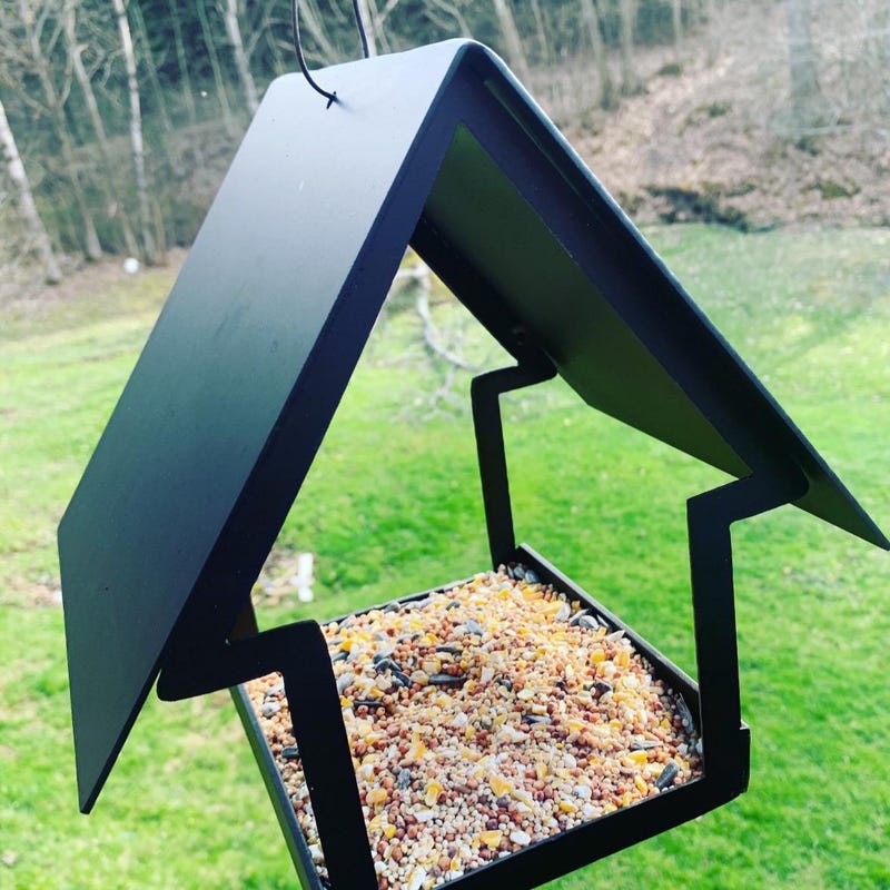 Metal Bird Table Feeder - Etsy