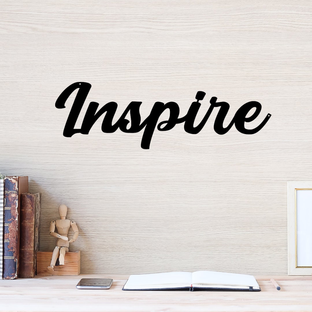 The Word Inspiration In Cursive