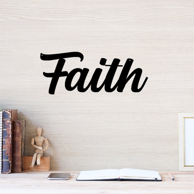 Faith Word - Etsy