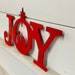 Nativity Joy Sign, Metal Nativity Joy Sign, Joy Sign - Etsy