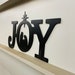 Nativity Joy Sign, Metal Nativity Joy Sign, Joy Sign - Etsy