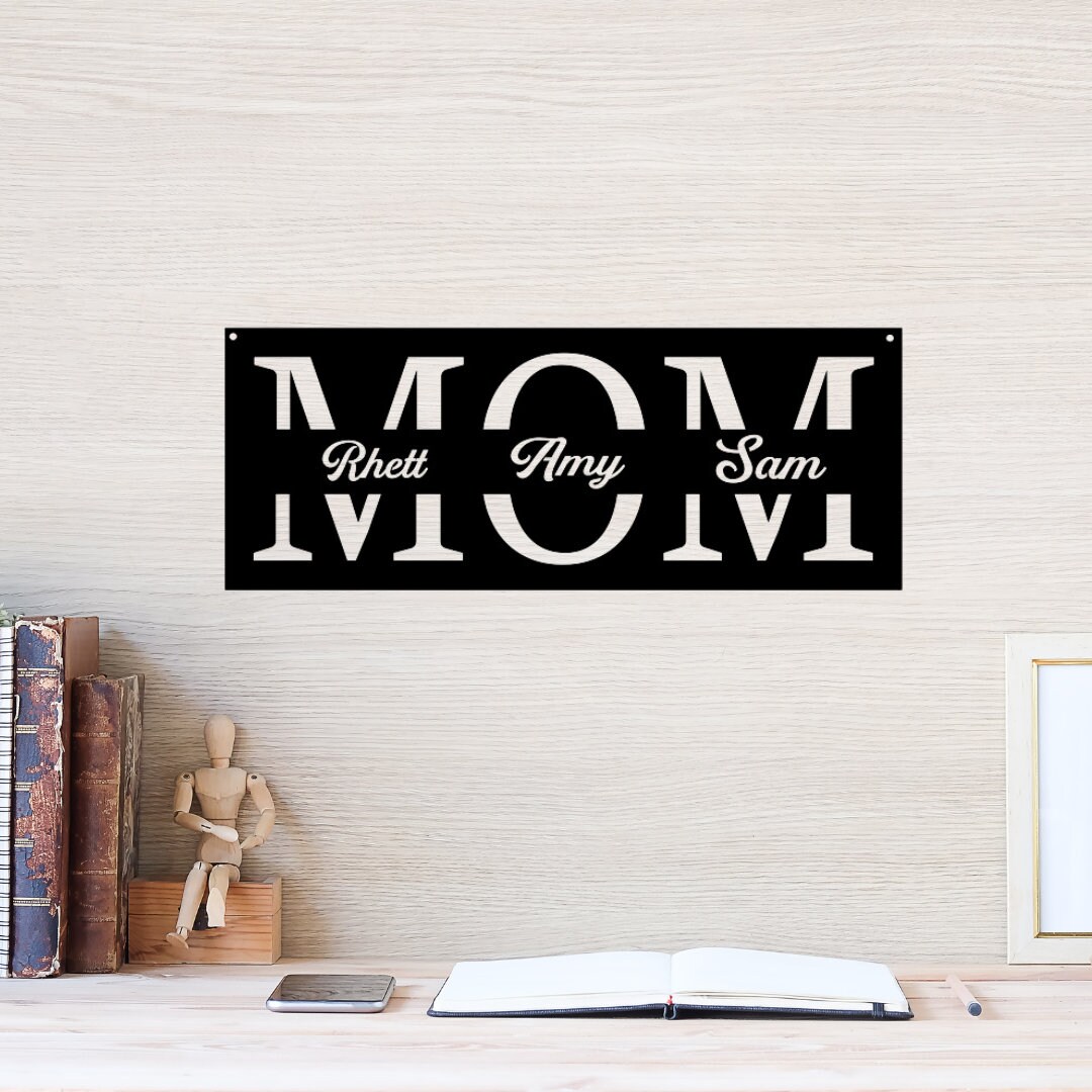 Personalized Mom Sign, Personalized Mother's Day Gift, Custom Mom Sign ...
