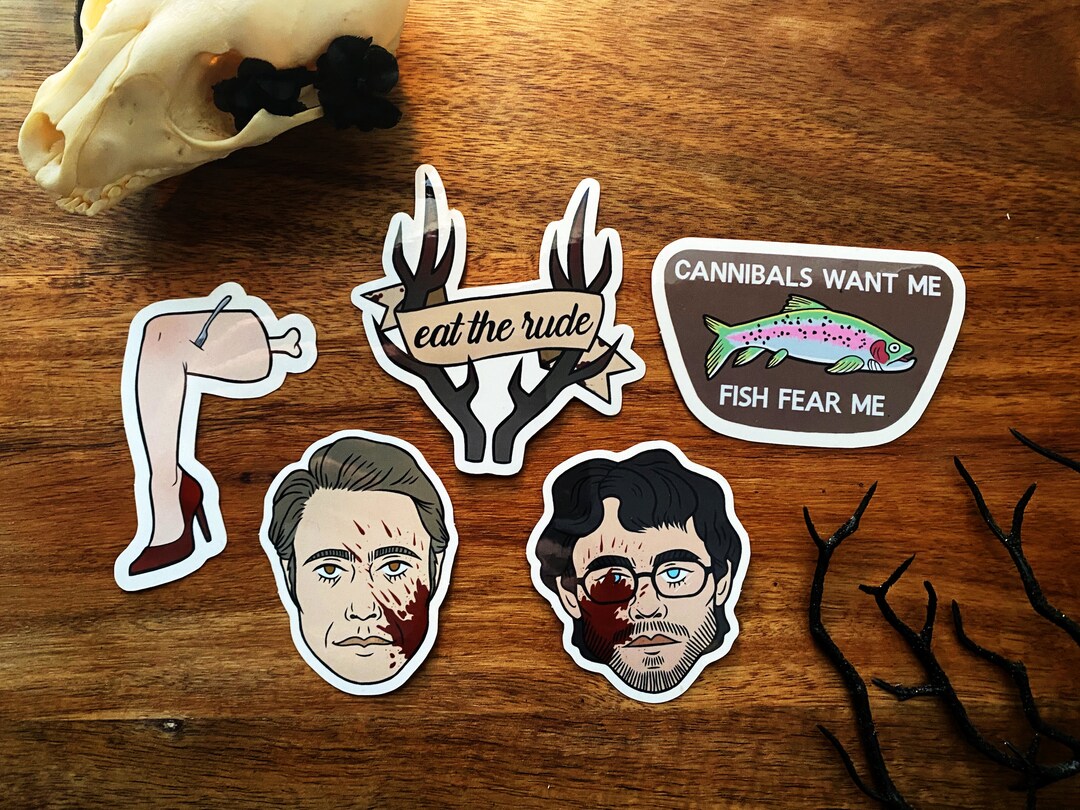 NBC Hannibal Sticker Set RESTOCKED - Etsy