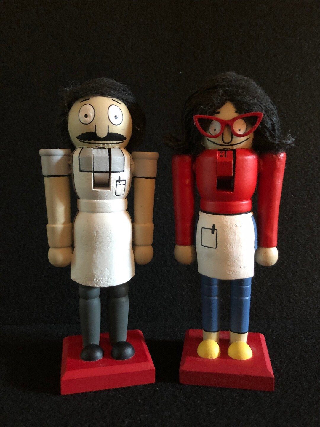 Bob and Linda Nutcrackers,bobs Burgers Gifts,bobs Burgers Fan Gift ...
