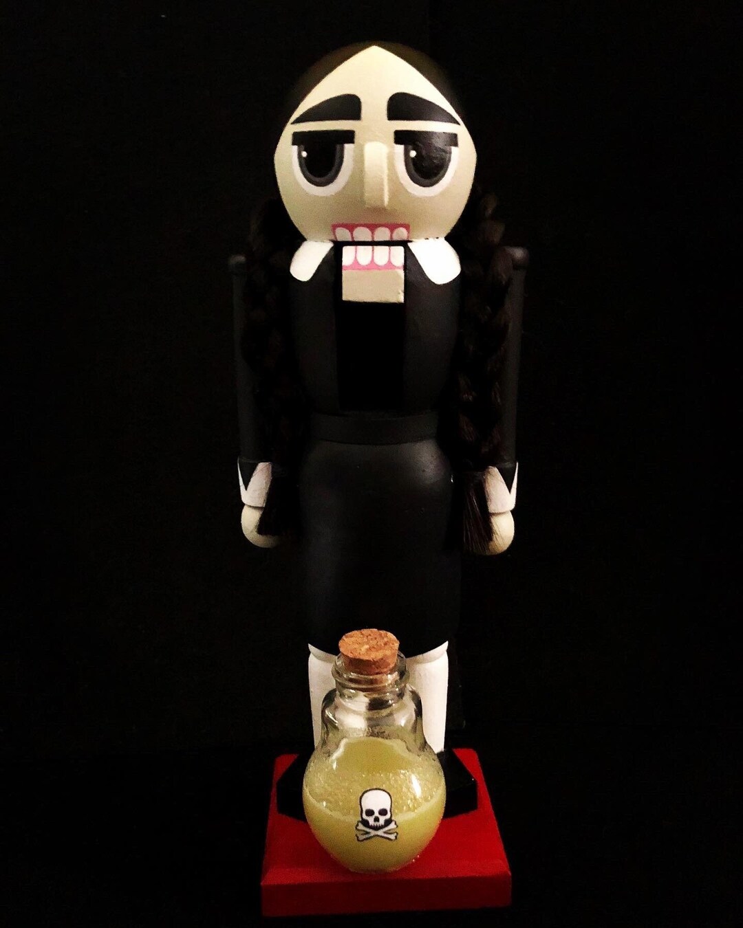 Wednesday Addams Nutcracker, the Addams Family Gifts,unique Wednesday ...
