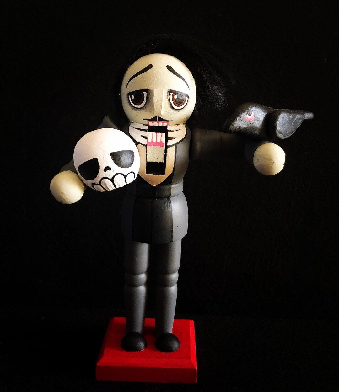 Edgar Allen Poe Nutcracker, Famous Poet Gift,edgar Allen Poe Decor ...