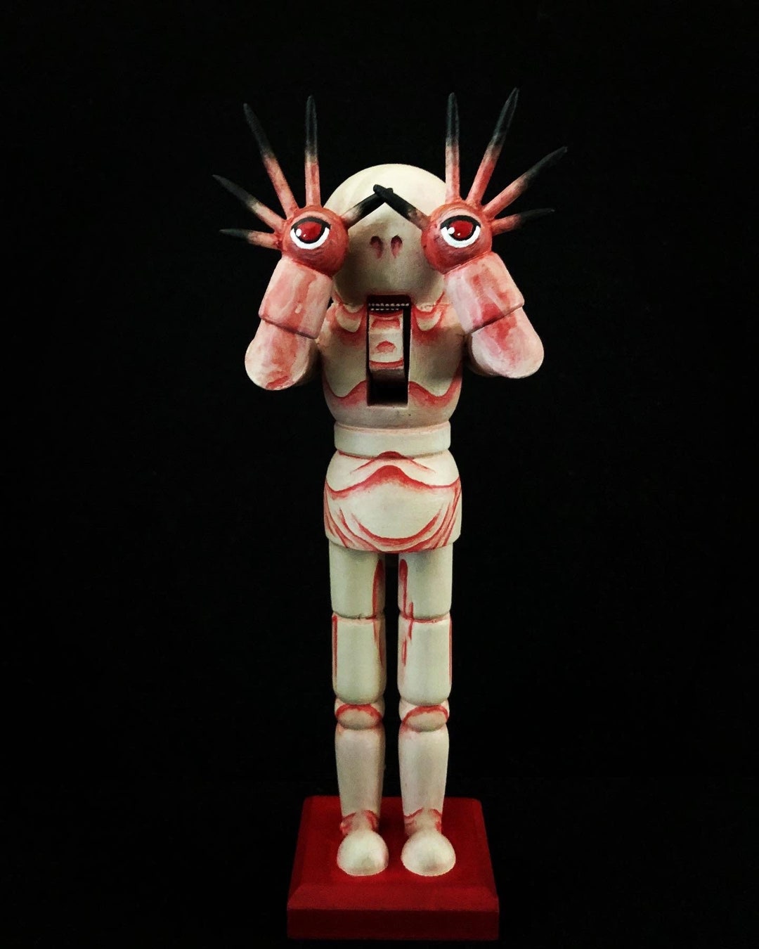 Pasty Man Nutcracker, Pans Labyrinth Themed Pale Man, Horror Movie ...