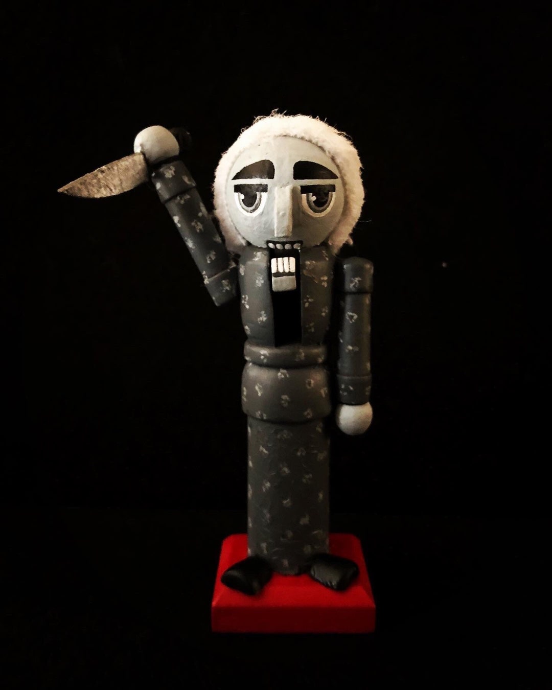 Psycho Nutcracker, Norman Bates Nutcracker, Horror Movie Decor, Alfred ...
