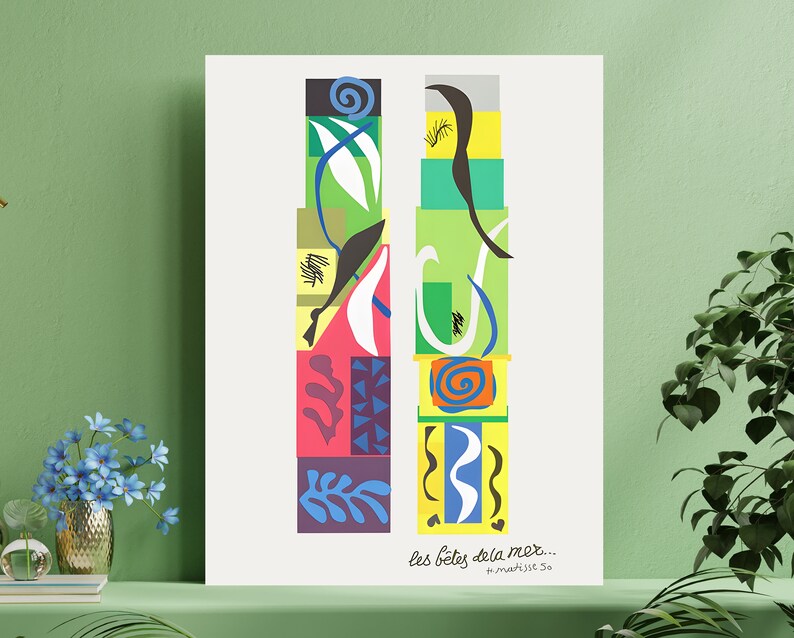 Henri Matisse Beasts of the Sea 1950 Vintage Exhibition - Etsy
