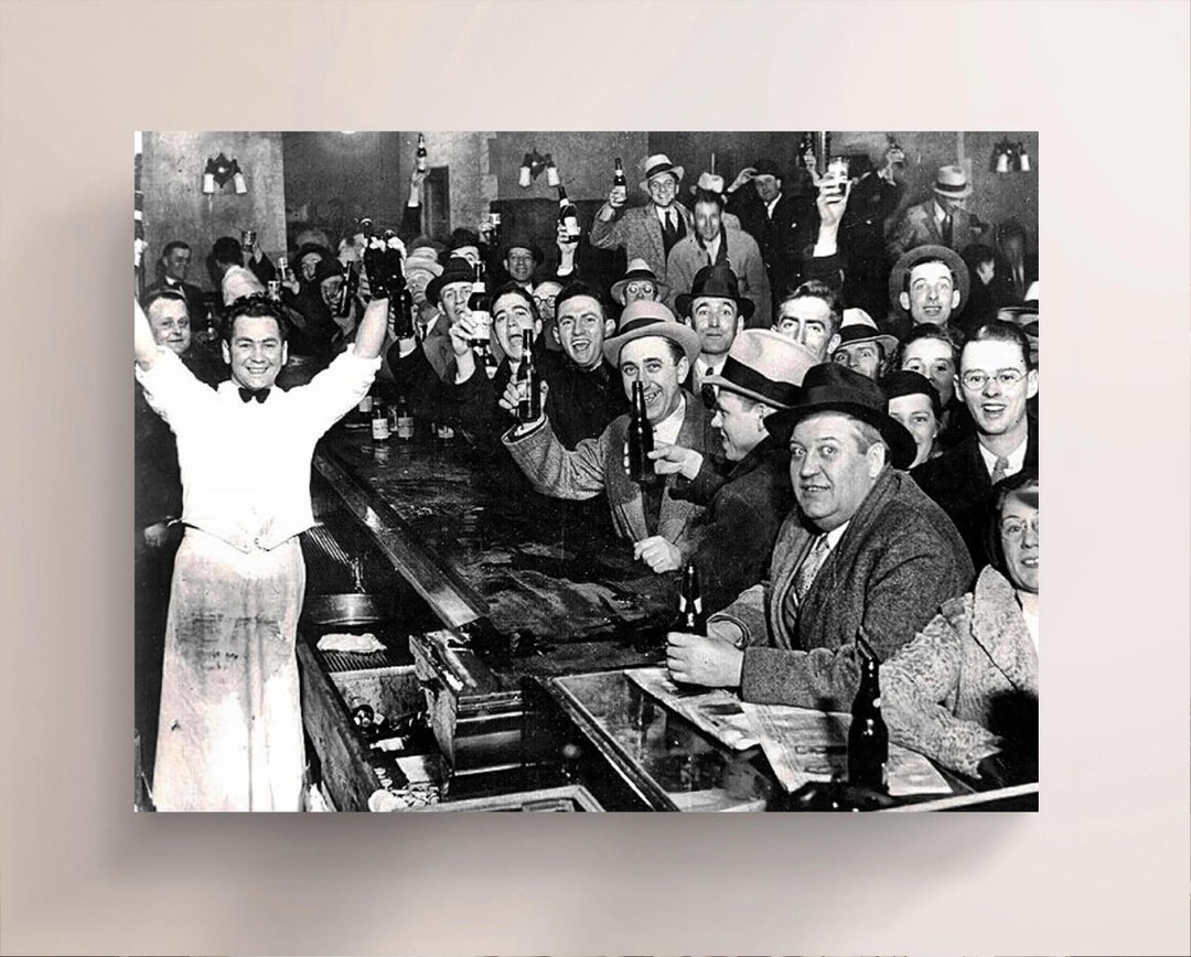 The Night the Prohibition Ended, (1931 ), Canvas Art Print J_938 - Etsy
