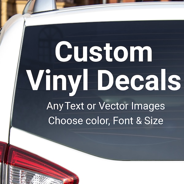 Vinyl Decal Car - Etsy