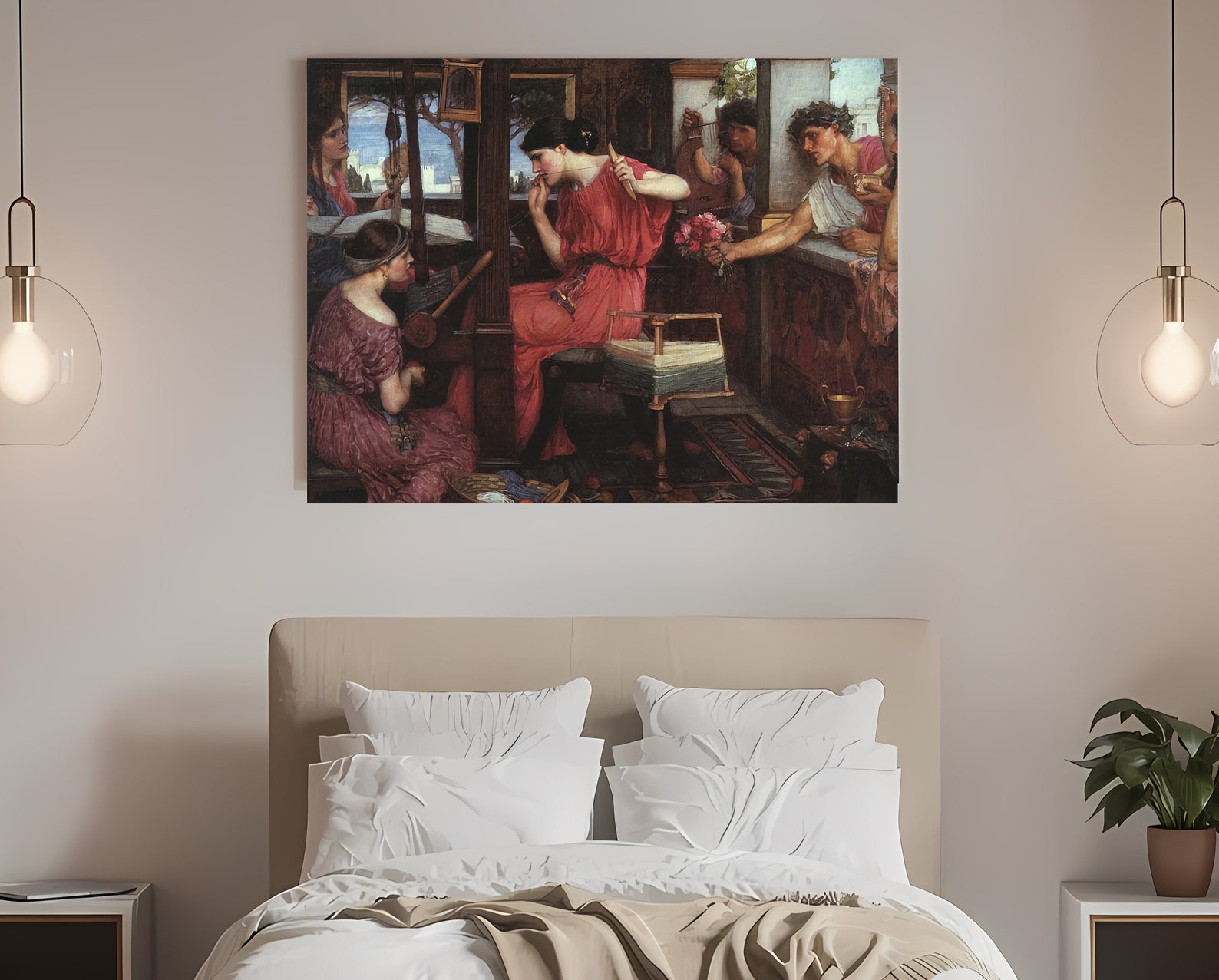 John William Waterhouse Penelope and the Suitors1912 - Etsy