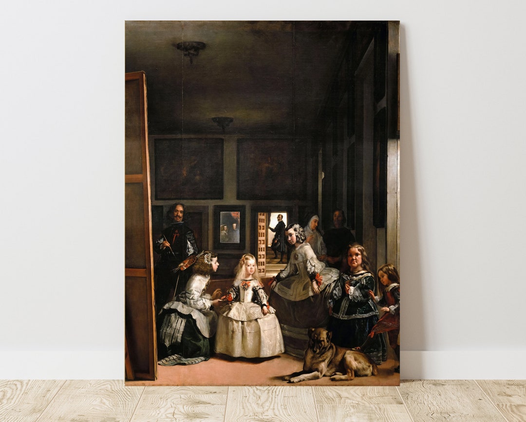 Diego Velázquez, Las Meninas (1656), Vintage Canvas Art Print J_569 - Etsy