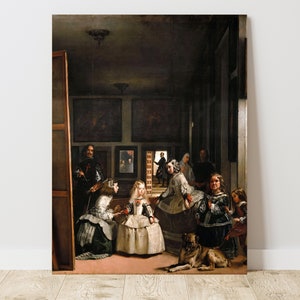 Diego Velázquez, Las Meninas (1656), Vintage Canvas Art Print J_569 - Etsy
