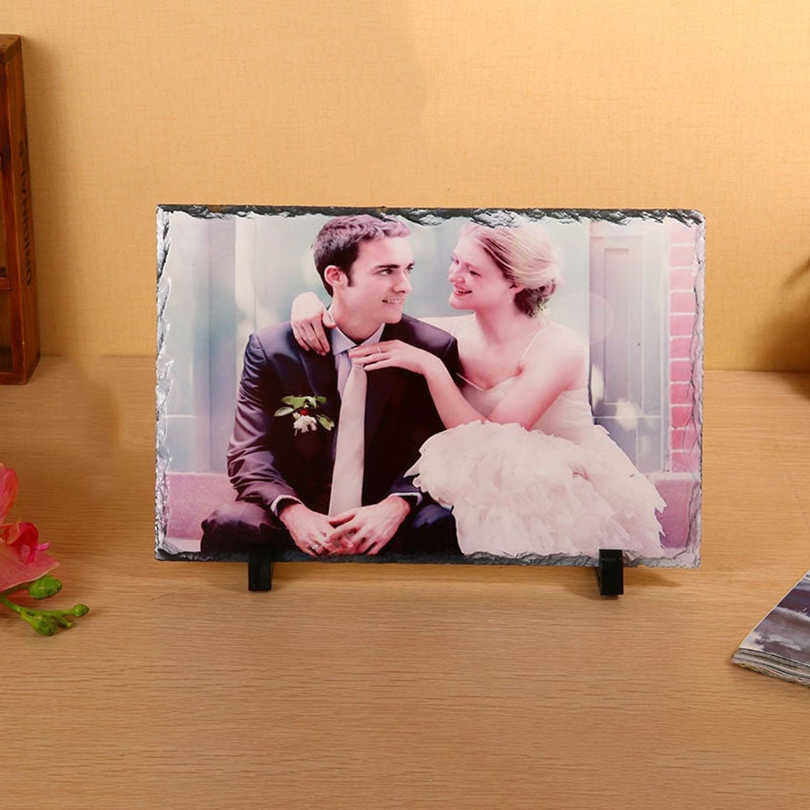 Photo Slate Rock Plaque Custom 5.5 by 3.5 Inches Custom 5.5 - Etsy