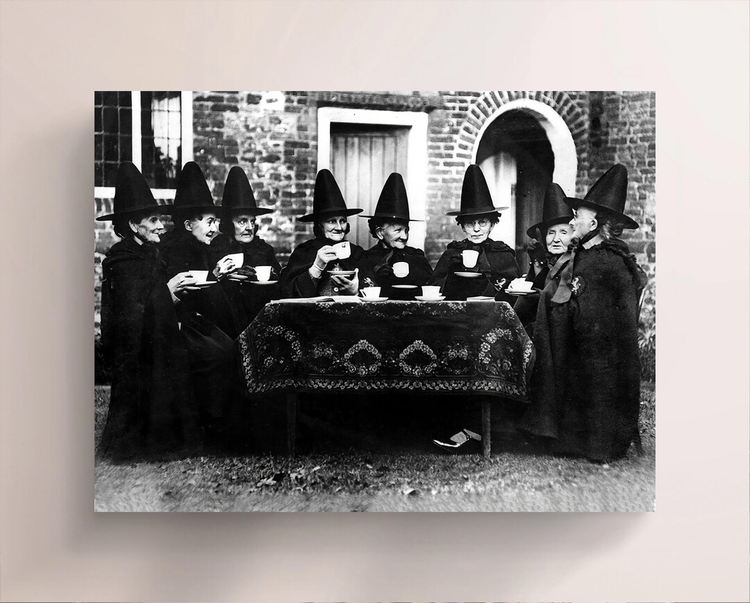 Welsh Witches, Tea Party, Canvas Art Print J_915 - Etsy