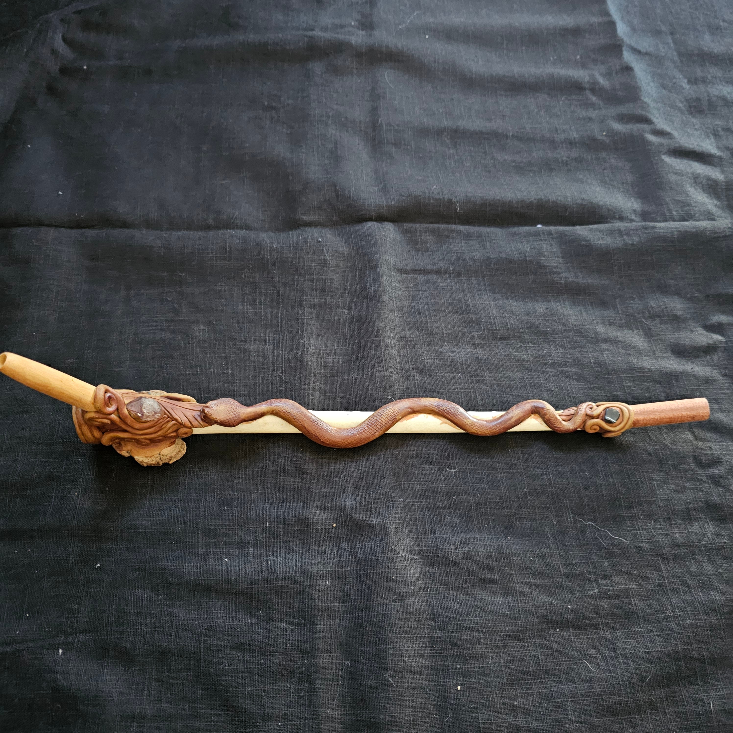 Tepi Rapé Applicator Bone 4 Types, Chonta Wood, Bone shaman Edition ...