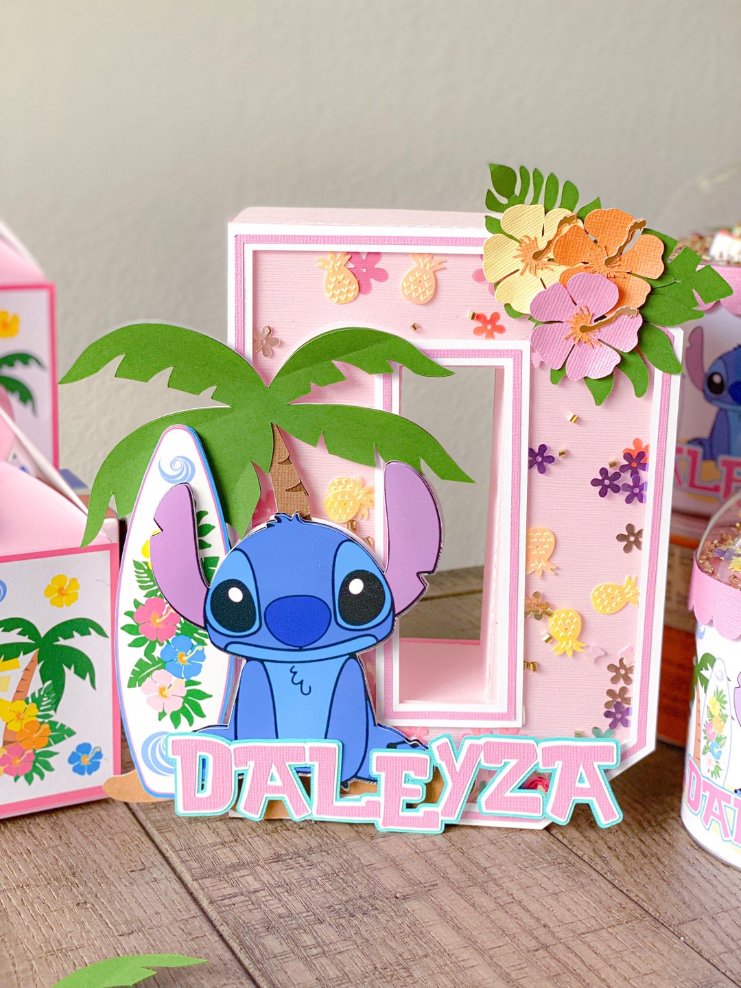 Lilo and Stitch Theme 3D Letters | Lilo and Stitch Party Theme | Lilo ...