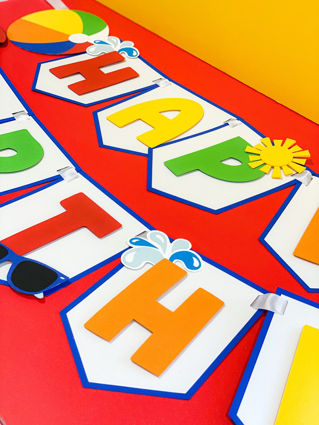 Pool Party Banner | Pool Party Theme Party | Beach Birthday Party ...