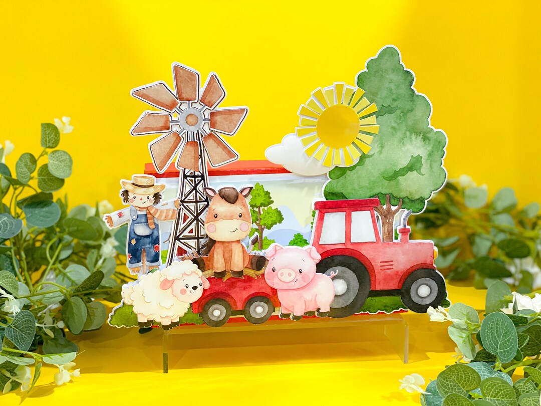 Farm Theme 3D Letters | Barnyard Cowboy Party Theme | Farmyard Birthday ...