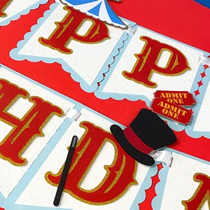 Carnival Circus Banner | Carnival Theme Party | Circus Birthday Banner ...