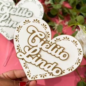 Cielito Lindo | Talavera Topper | Traditional Mexican Theme Cake Topper ...