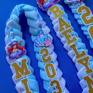 Ariel Little Mermaid Graduation Lei | Kindergarten Graduation Lei ...
