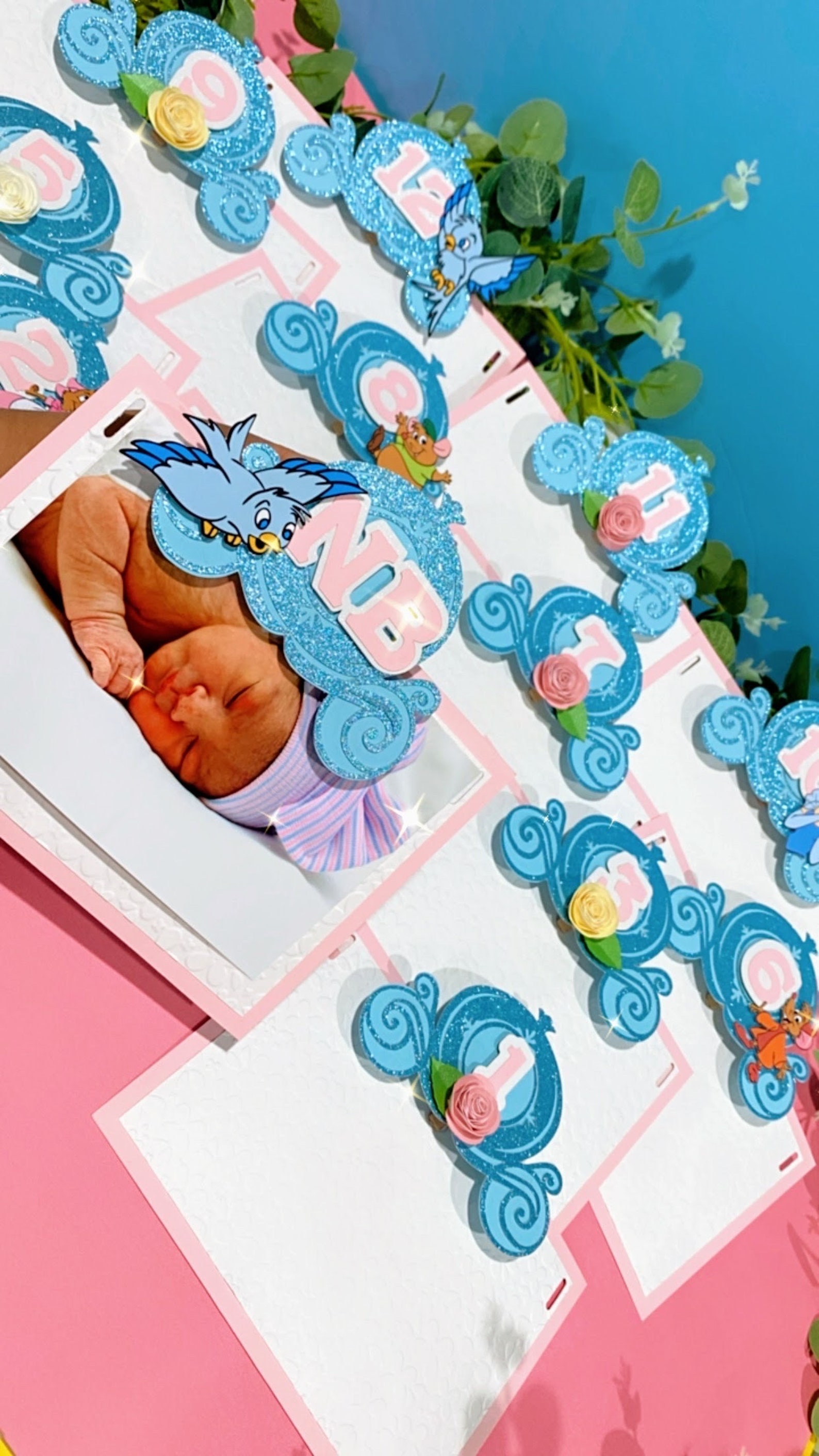 Landscape Frame | Cinderella Birthday Banner | Cinderella Princess ...