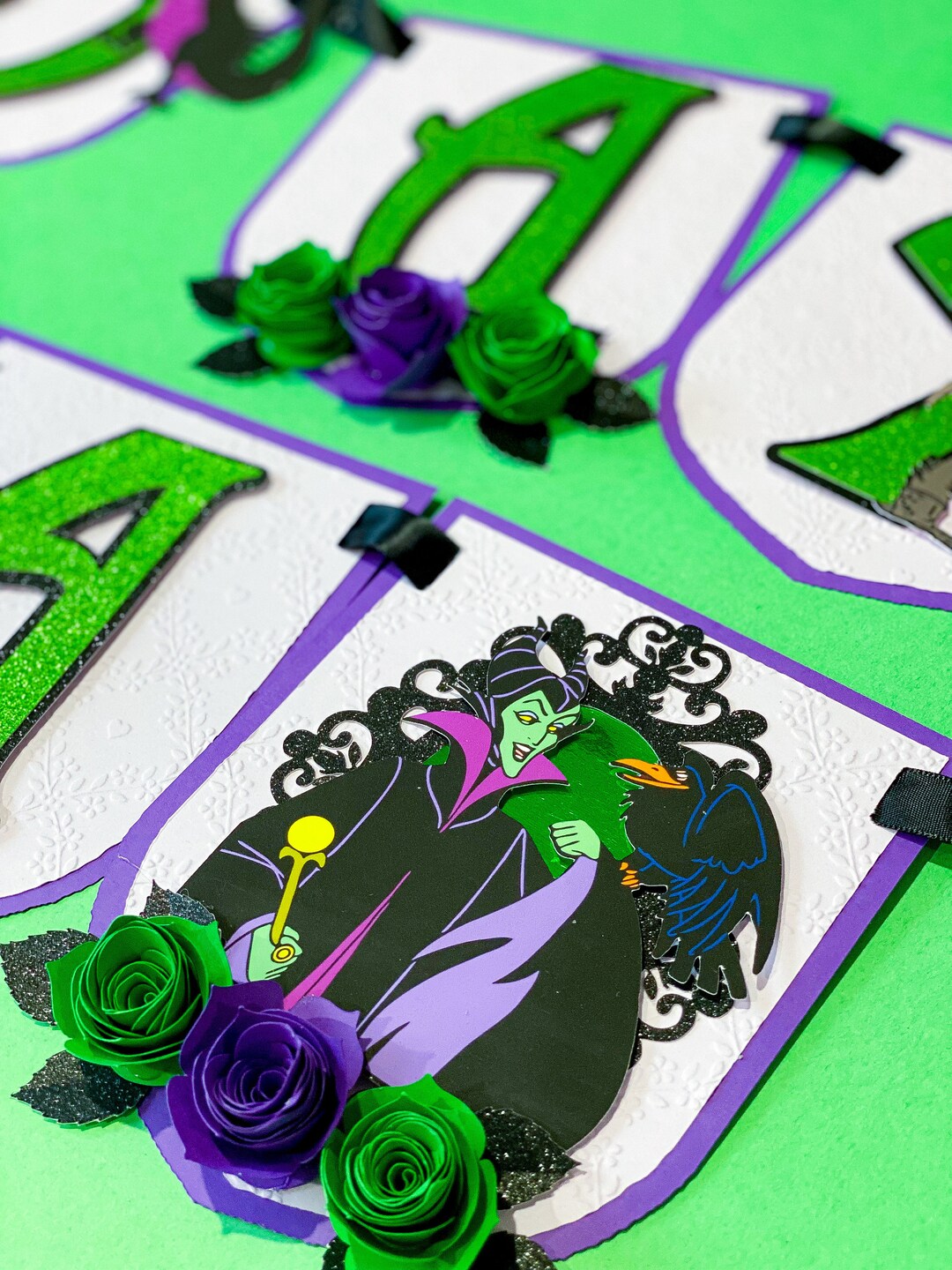 Maleficent Banner | Halloween Party Ideas| Disney Villians Party ...