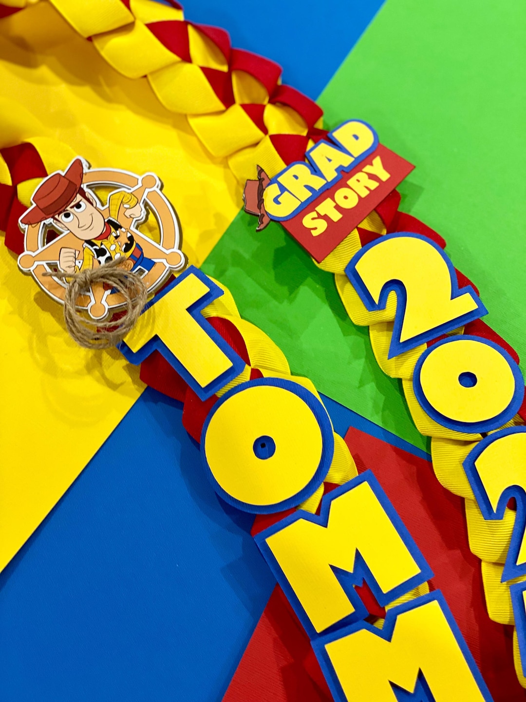 Toy Story Graduation Lei | Kindergarten Graduation Lei | Graduation ...