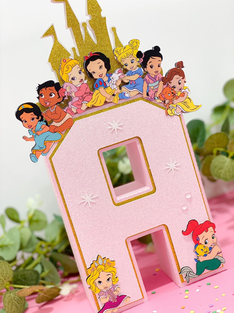 Baby Princess 3D Letters | Baby Princesses Party Theme | Princess ...