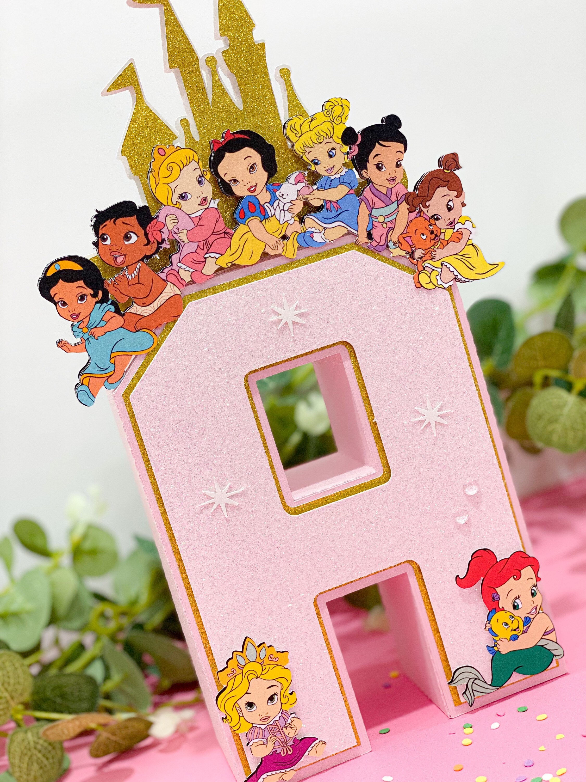 Baby Princess 3D Letters Baby Princesses Party Theme - Etsy