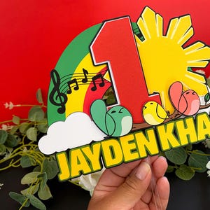 Three Little Birds Cake Topper | Reggae Theme Cake Topper | One Love ...
