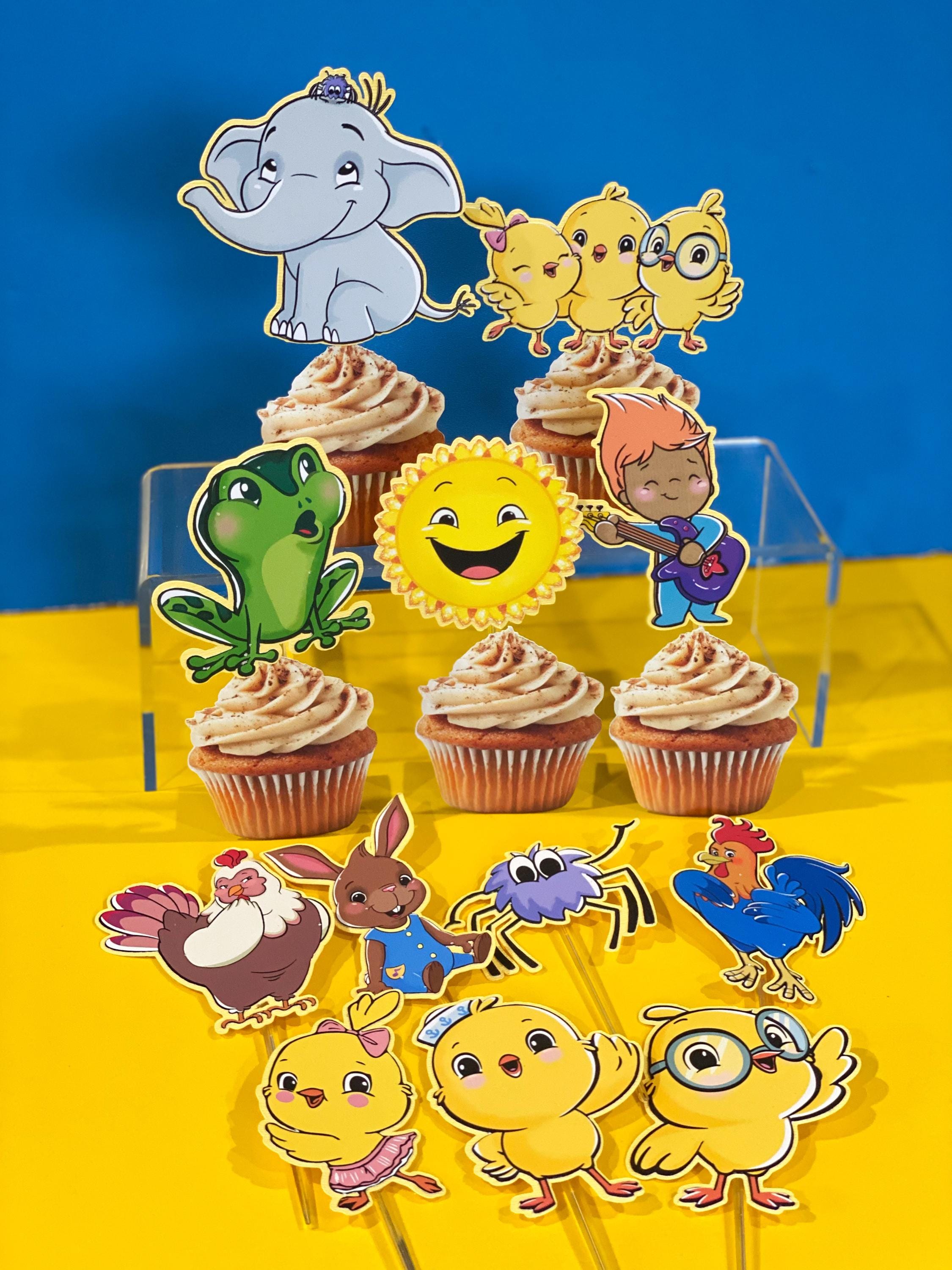 Set of 12 Cupcake Toppers | Canticos Theme Party | Canticos Birthday ...