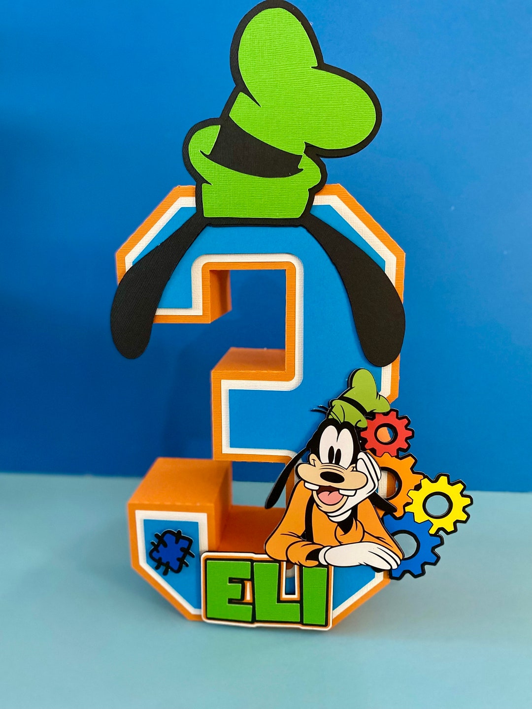 Goofy Theme 3D Letters or Numbers | Goofy Party Theme | Goofy Birthday ...