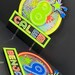 Neon Theme Cake Topper | Personalized Cake Topper | Glow in the Dark ...