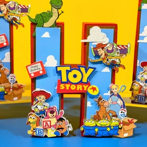 Toy Story Theme 3D Letters or Numbers | Toy Story Theme | Woody Buzz ...