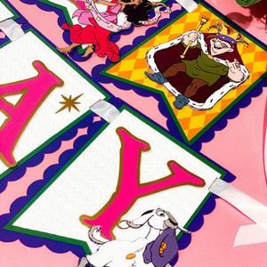 Hunchback of Notre Dame Happy Birthday Banner | Disney Princess Theme ...