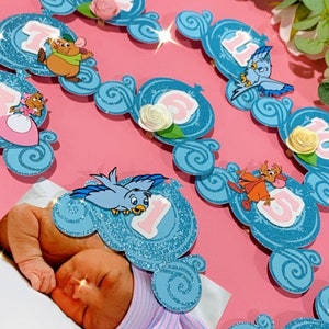 Landscape Frame | Cinderella Birthday Banner | Cinderella Princess ...