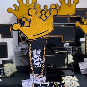 Large Notorious ONE Theme 3D Letters With Name | Hip Hop Party Theme ...