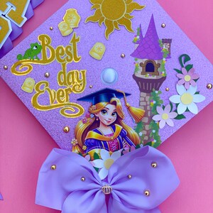 Rapunzel Graduation Cap Topper | Kindergarten Graduation | Graduation ...