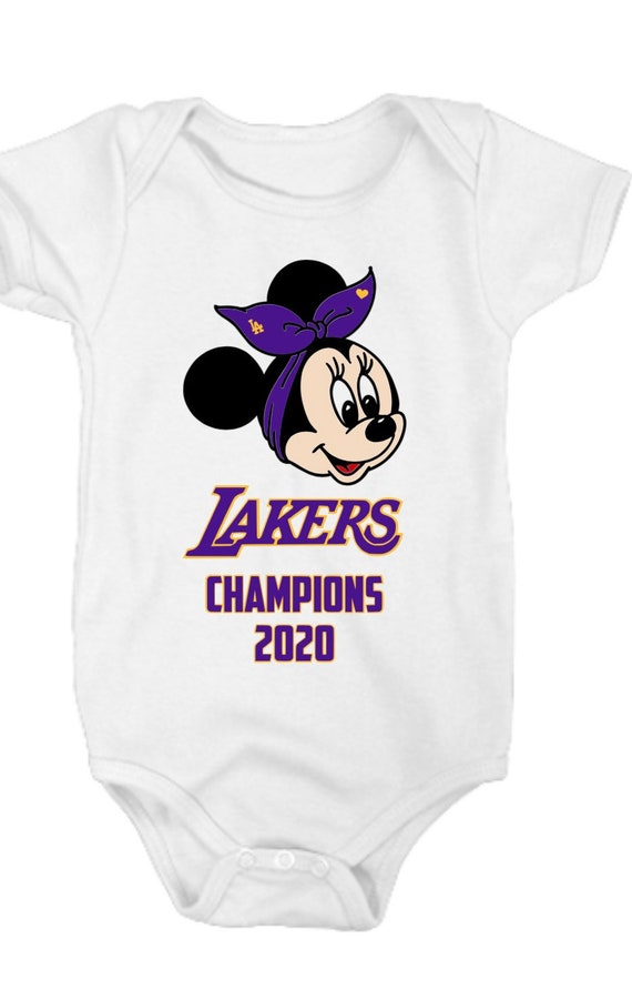 Personalized Disney Lakers Onesie NBA Onesies Lakers | Etsy