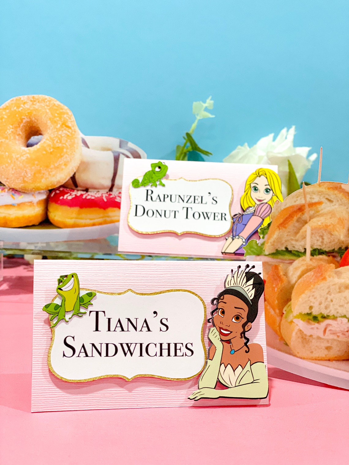 Princess Party Food Labels | Food Tents | Disney Princess Party ...