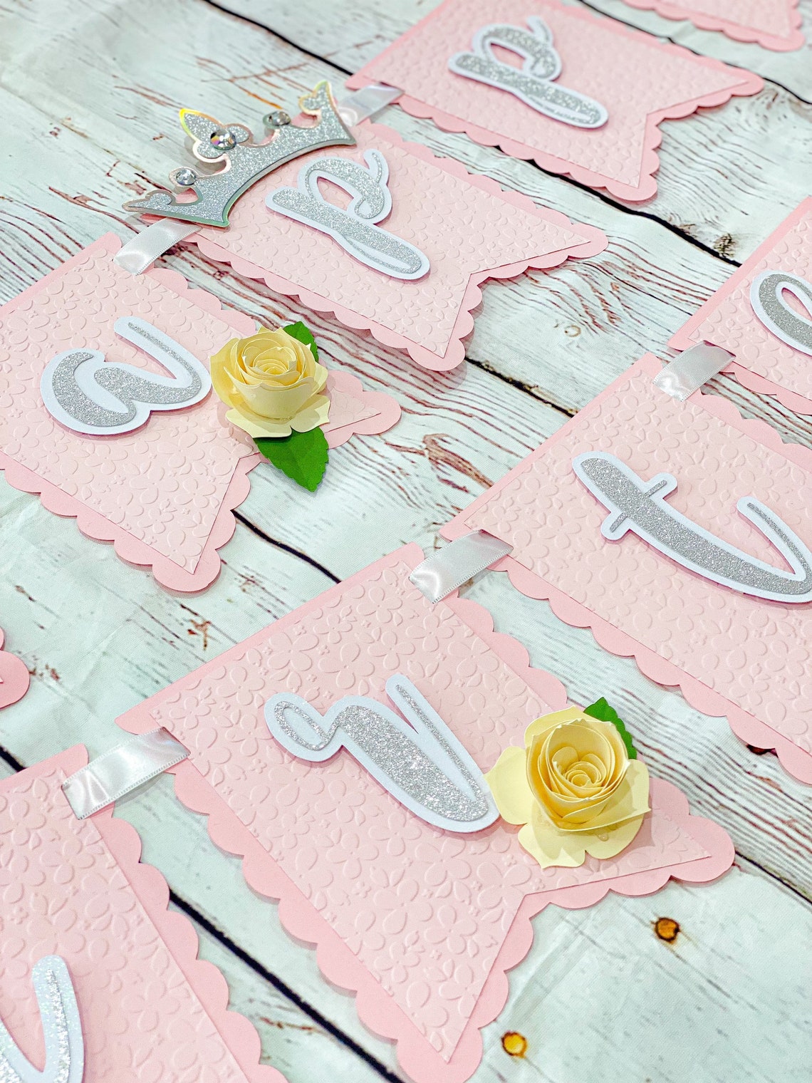 Happy Birthday Banner Disney Princesses Theme Party - Etsy