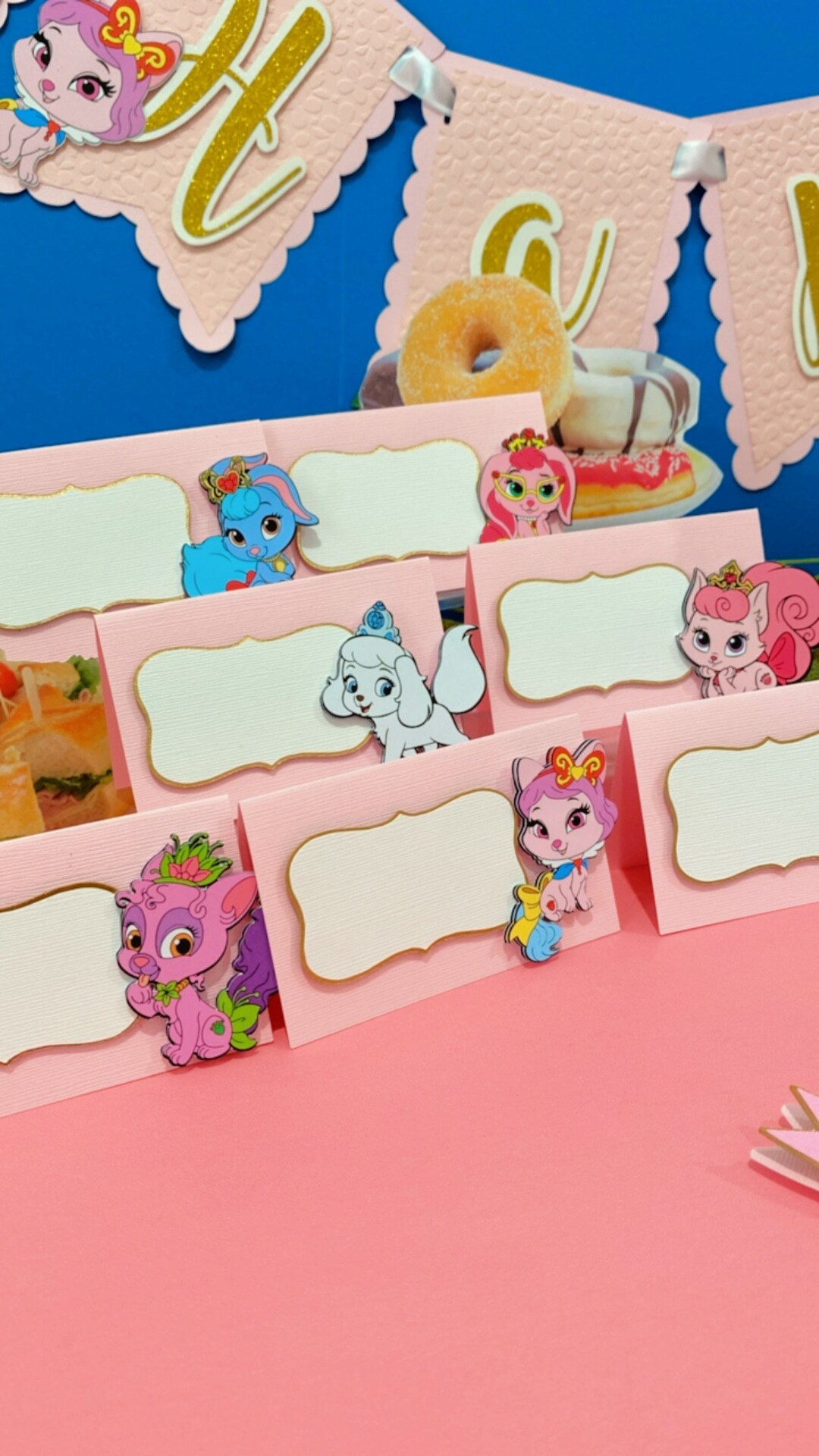 Palace Pets Food Labels | Food Tents | Disney Princess Party | Princess ...