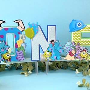 Monsters Inc Theme 3D Letters | Monsters Inc Theme | Monsters Inc Sully ...