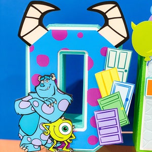 Monsters Inc Theme 3D Letters | Monsters Inc Theme | Monsters Inc Sully ...