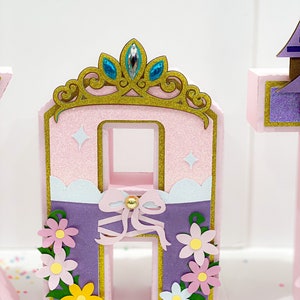 Rapunzel Theme 3D Letters Rapunzel Tangled Party Theme Rapunzel ...